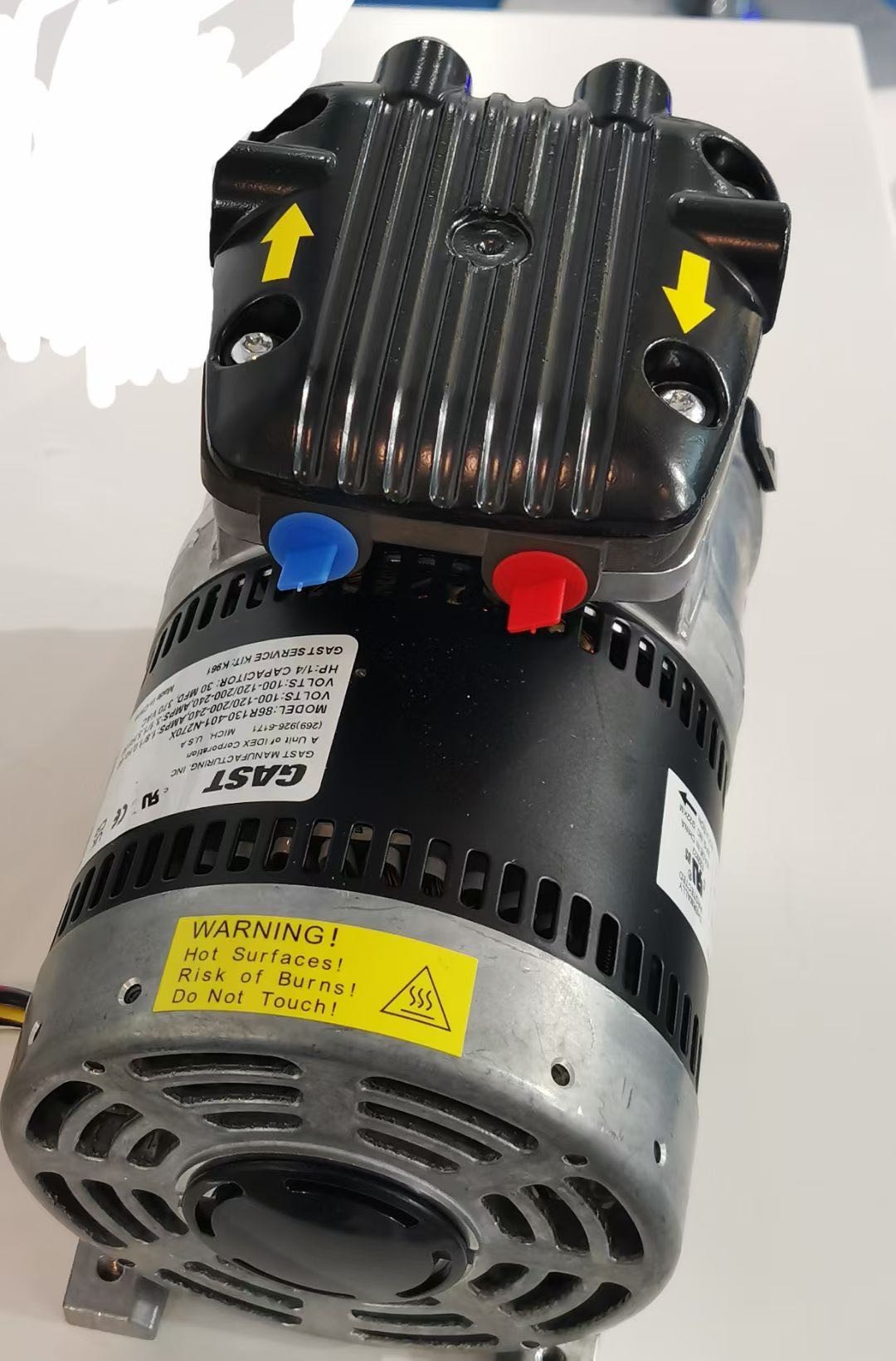 GAST XR555-P40-N472NX Oil-Free Laboratory Air Compressor 220V 50Hz